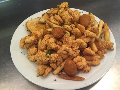 Shrimp Platter Russells Marina Grill