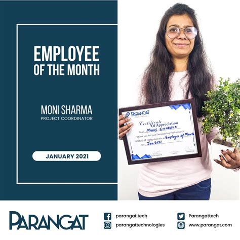 Parangattechnologies Parangat Appdevelopers Employeeofthemonth… Parangat Technologies