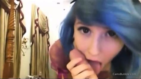 Cute Blue Hair Gives Best Blowjob Eporner