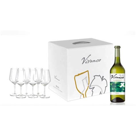 Comprar Vivanco Blanco 6 Copas De Regalo Luar Vinoteca
