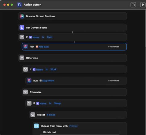 how to make action button context dependent without using focus r