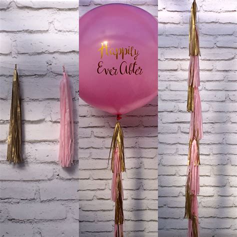 Pin By The Feather Balloon Company On Balloon Tassel Tails Rose Gold