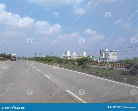 National Highway Agra Mumbai Bypass Road At Indore Madhya Pradesh Stock