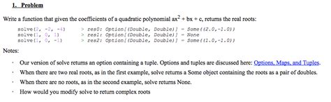 Solved 1 Problem Write A Function That Given The