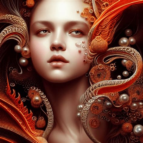 Passionate Girl In The Fire Of Her Heat · Creative Fabrica