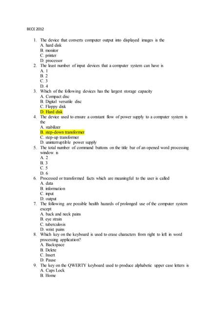 Ss2 Data Processing Examination With Test Of Practicals Third Term Docx Computing