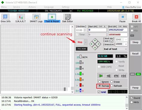the disk does not have enough space to replace bad clusters fix it now