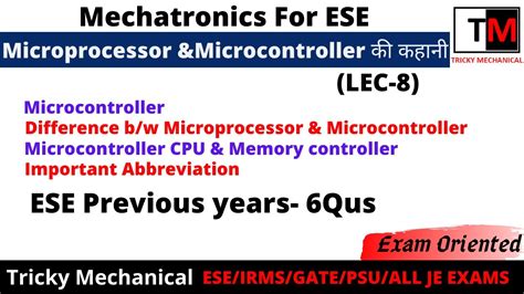 l 8 microprocessor vs microcontroller microcontroller 8051 mechatronics