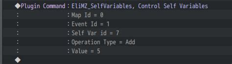 Hakuen Studio Self Variables For RPG Maker MZ By Hakuen Studio