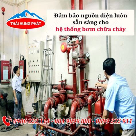 Máy Bơm Chữa Cháy Thái Hưng Phát Lắp đặt Hệ Thống Bơm Chữa Cháy Trong