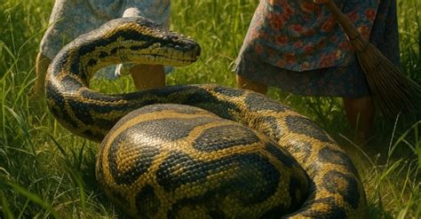 Deux Grands Mères Ont Vaincu Un énorme Python Pour Sauver Leur Chien