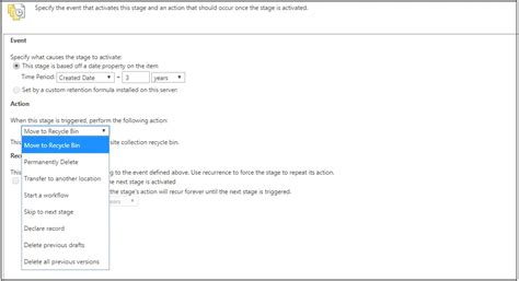 Retention Policies In SharePoint Code SharePoint