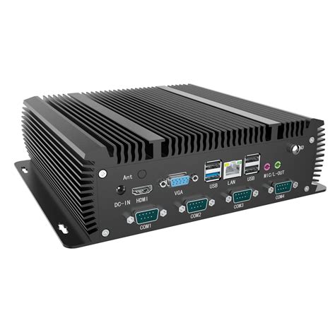 Com Lan Hdmi Edp Fanless Industrial Mini Computer For Iiot With J Industrial Mini Pc And