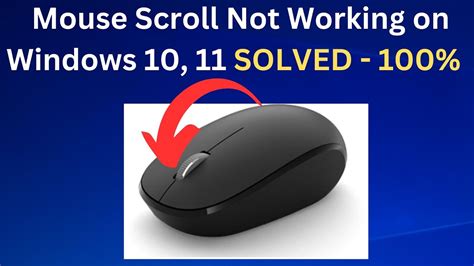 how to fix it when your mouse scroll is not working in windows 10 11 7