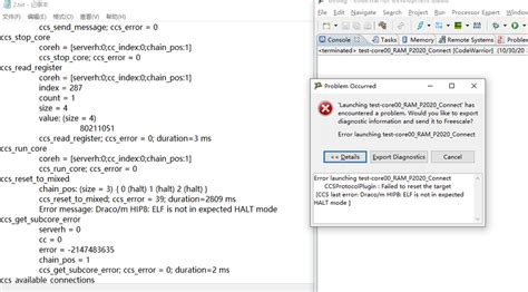 Failed To Reset The Target Ccs Last Error Dracom Hip8 Elf Is Not In Expected Nxp Community