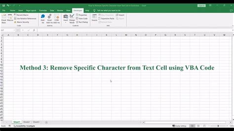 How To Remove Specific Character From Text Cell In Excel Youtube