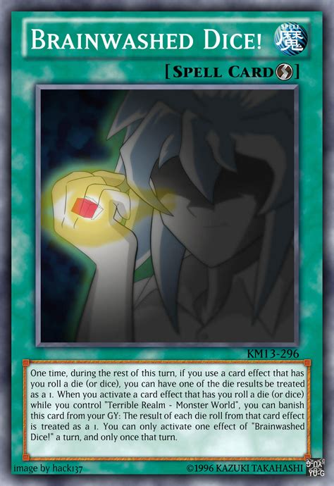 Ygo Custom Card Brainwashed Dice By Kurimaster13 On Deviantart