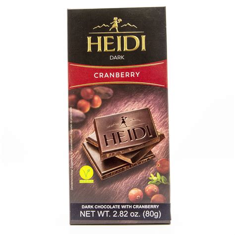 Heidi 2 82 Oz Dark Cranberry Chocolate European Food Express