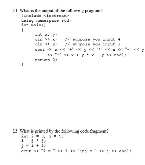 Solved 1 Which Of The Following Is The Correct C Statement