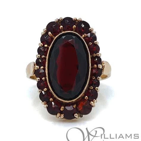 Czech Garnet Jewelry Etsy
