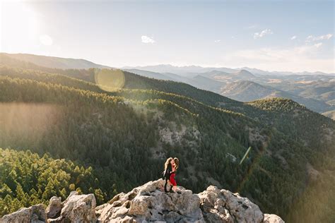 Lost Gulch Overlook Engagement Photos Danielle Sara Colorado