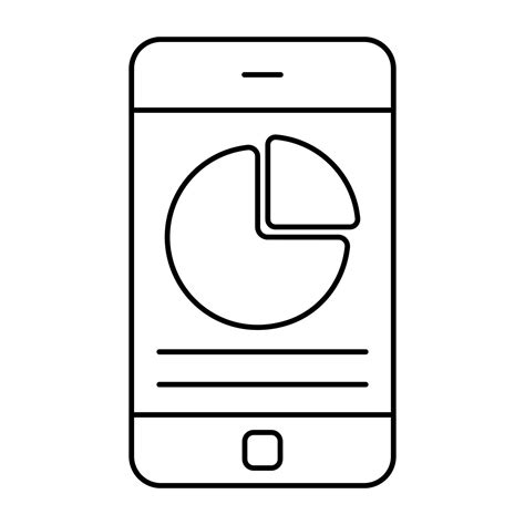 A Premium Download Icon Of Mobile Data Analytics 12764933 Vector Art At