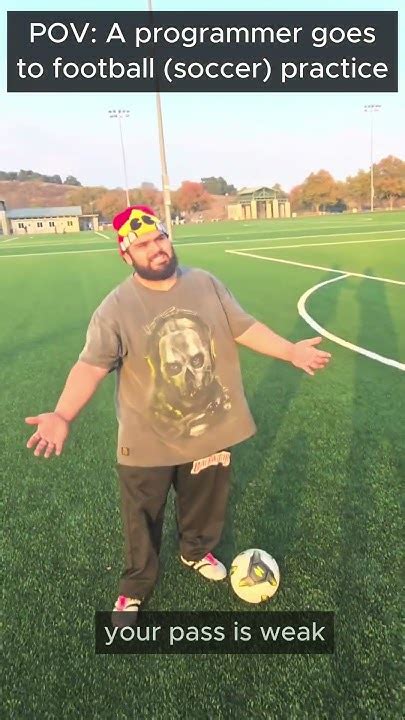 Pov Programmer Vs Footballsoccer Coach At Training Youtube