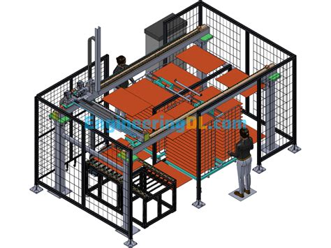 Truss Manipulator Glass Picking Machine 3d Exported Engineeringdl