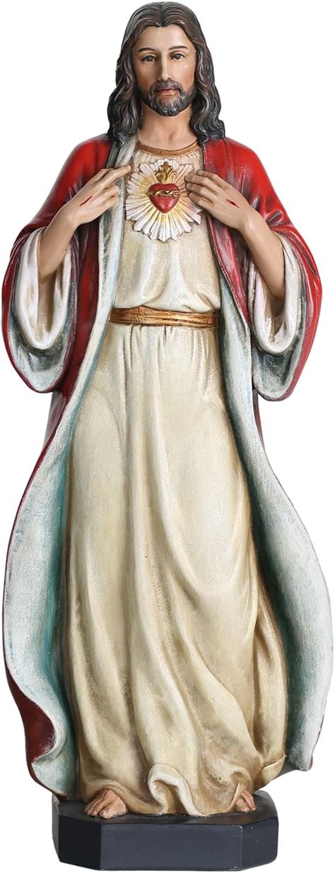 Bc Buildclassic Sacred Heart Of Jesus Figure Jesus Statues Catholic