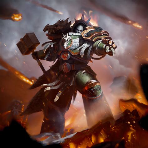 Vulkan Primarch Art