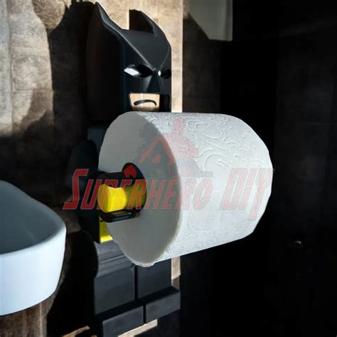 Brick Man Batman Toilet Paper Holder Free 3d Print Model Makerworld