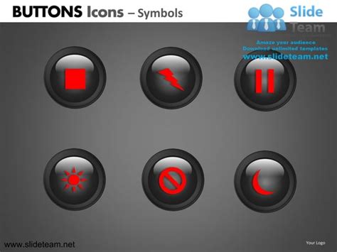 Buttons Icons Powerpoint Ppt Slides PDF Desktop Publishing Computer Software And Applications