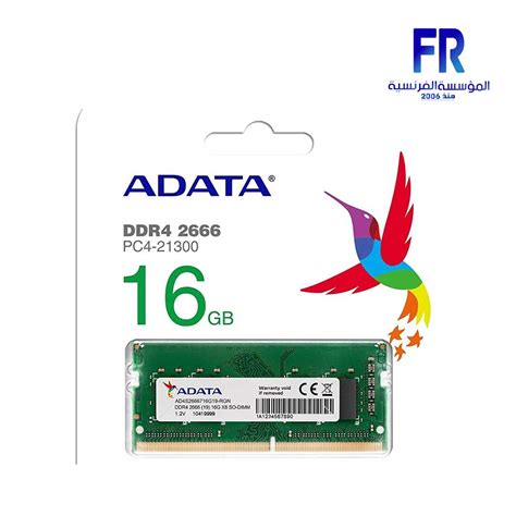Adata 16gb Ddr4 2666mhz Laptop Memory Alfrensia Best Pc Hardware