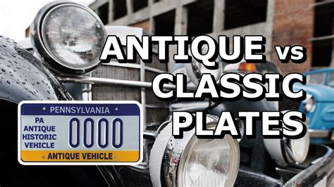 How To Get Antique Classic Or Collectible License Plates In Pa