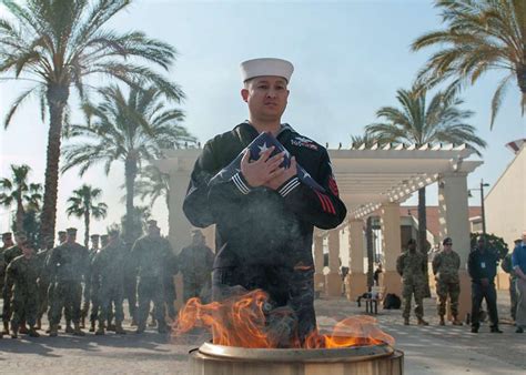 Logistics Specialist 1st Class Ryan Estrella Stands Ready To Retire A U