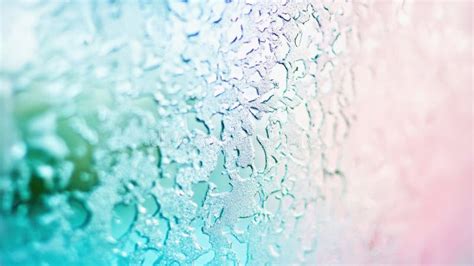 Macro View Of Frosted Glass With Light Diffusion And Soft Pastel Colors In A Minimal Design
