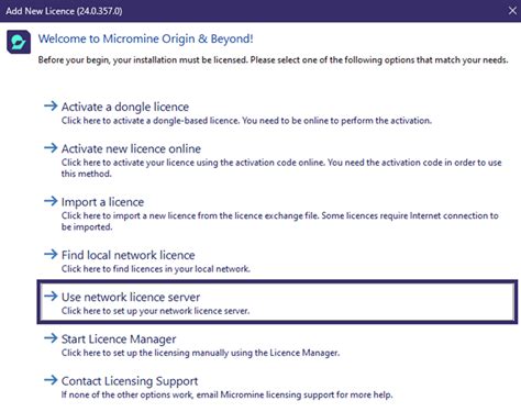 How To Connect And Use A Network Licence Micromine Origin And Beyond