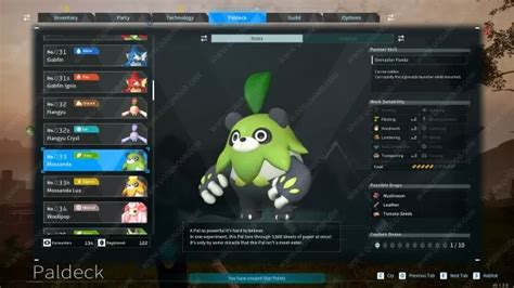 Mossanda Breeding Combos Location Drops And Skills Palworld