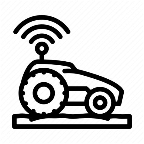 Smart Tractor Agri Tech Precision Drones Iot Icon Download On Iconfinder