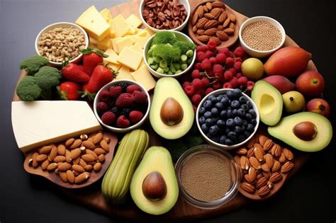 Premium Photo Main Food Groups Macronutrients