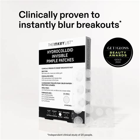 Hydrocolloid Spot And Pimple Patch The Inkey List Uk