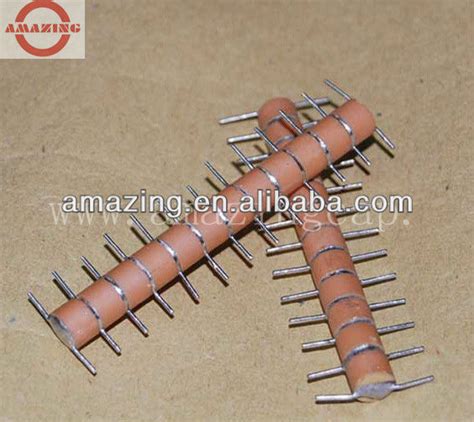 Bule Coating Stack Ceramic Capacitor For Voltage Mutiplier 10kv 250pf