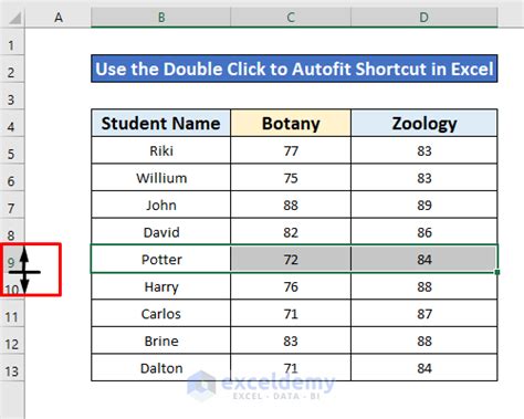 How To Use Autofit Shortcut In Excel 3 Suitable Methods Exceldemy