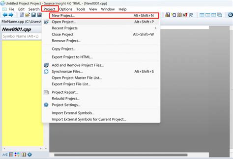 Source Insight设置tab键为4个空格 Source Insight设置相对路径 Source Insight中文网站