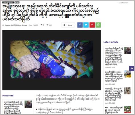 Fact Check လီလီနိုင်ကျော်ကို လုပ်ကြံသတ်ဖြတ်သူလို့ စွပ်စွဲခံရသူ မိသားစုကို Pdf က သတ်ဖြတ်ဆိုတဲ့