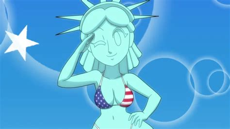 Sexy Statue Of Liberty Cartoon