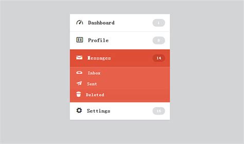 Jquery和css3炫酷折叠菜单插件jquery之家 自由分享jquery、html5、css3的插件库