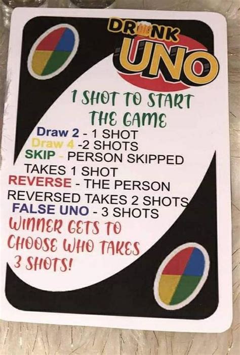 Printable Uno Rules
