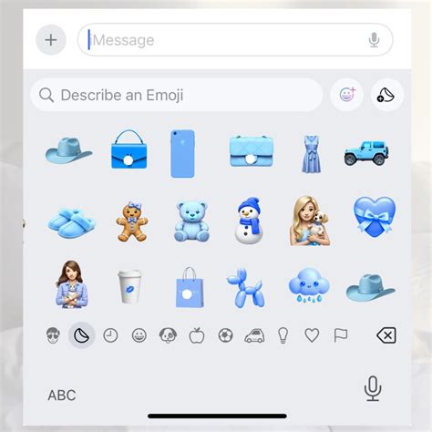 50 Blue Aesthetic Emoji Stickers For Ios 18 Iphone Users Digital